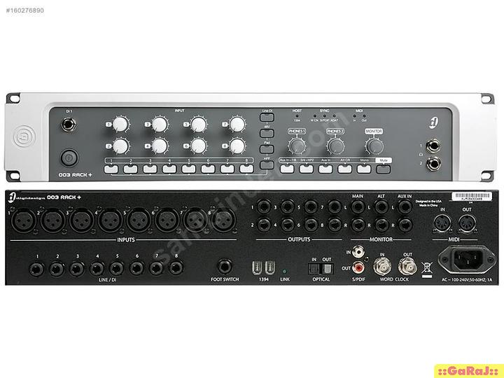 Satılık Ses kartı Avid 003 rack +/İstanbul/Digidesign 003 rack+ #623946