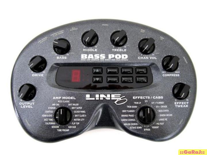 Satılık Bas gitar efekt prosesörü Line 6 Bass Pod/İstanbul/Bass Pod ...